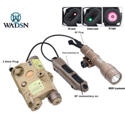 Tactical PEQ-15 IR Illuminator Green Laser IR Laser Aiming Sight ...
