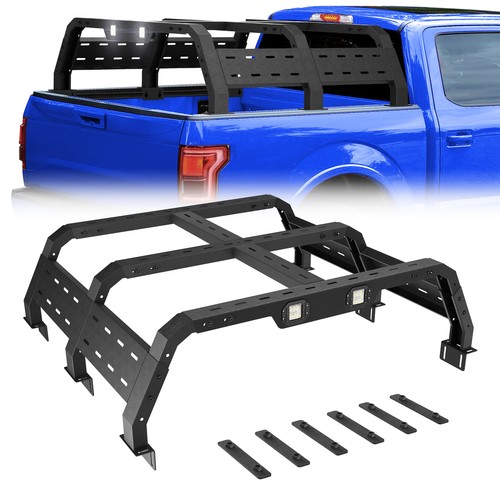 Adjustable Bed Cargo Rack Basket For Toyota Tundra 2014-2024 W/ Bed ...