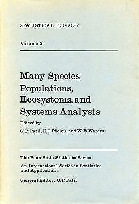 Statistical Ecology Vol. 3 : Many Species Populations, Ecosystems, and ...
