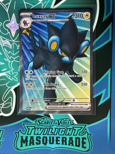 Pokemon Twilight Masquerade SV06 FA Luxray ex 195 Ultra Rare NM | eBay