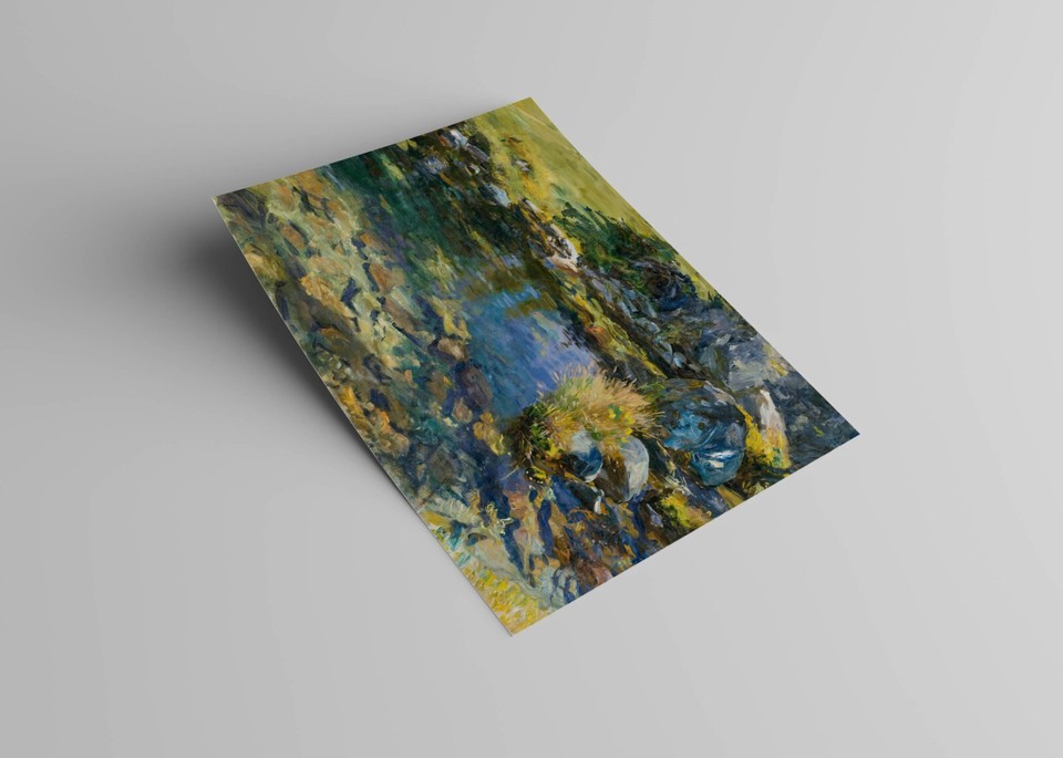 John Singer Sargent ALPINE POOL (1907) Vintage Painting 17x22" Premium ...