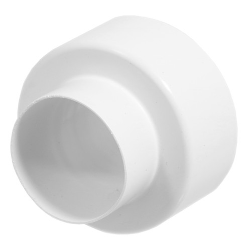 External Toilet Flush Cone Rubber White Pipe to Pan Sealing Washer WC ...