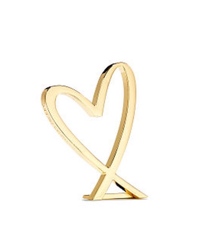 Victorias Secret GOLD HEART BOOKEND Shelf Table Decor SOLD OUT NWT | eBay