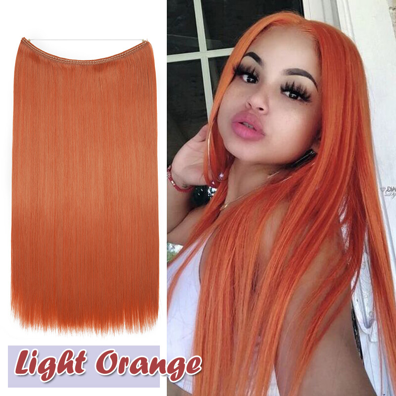 100% Natural As Human Thick Invisible Wire Softs Secret Wire In Hair ...