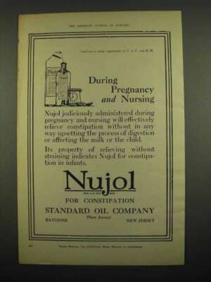 1918 Standard Oil Company Nujol Ad - Pregnancy | eBay