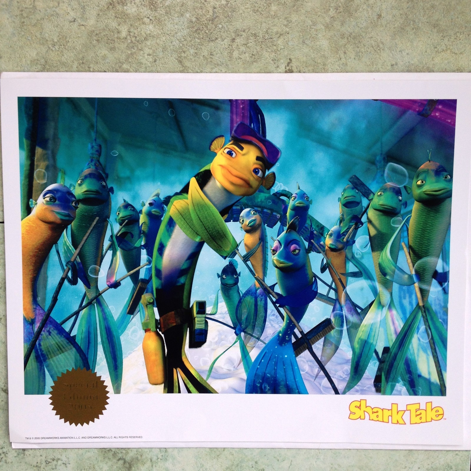 Shark Tale 2005 SPECIAL EDITION LITHOGRAPH W/ CERTIFICATE OF ...
