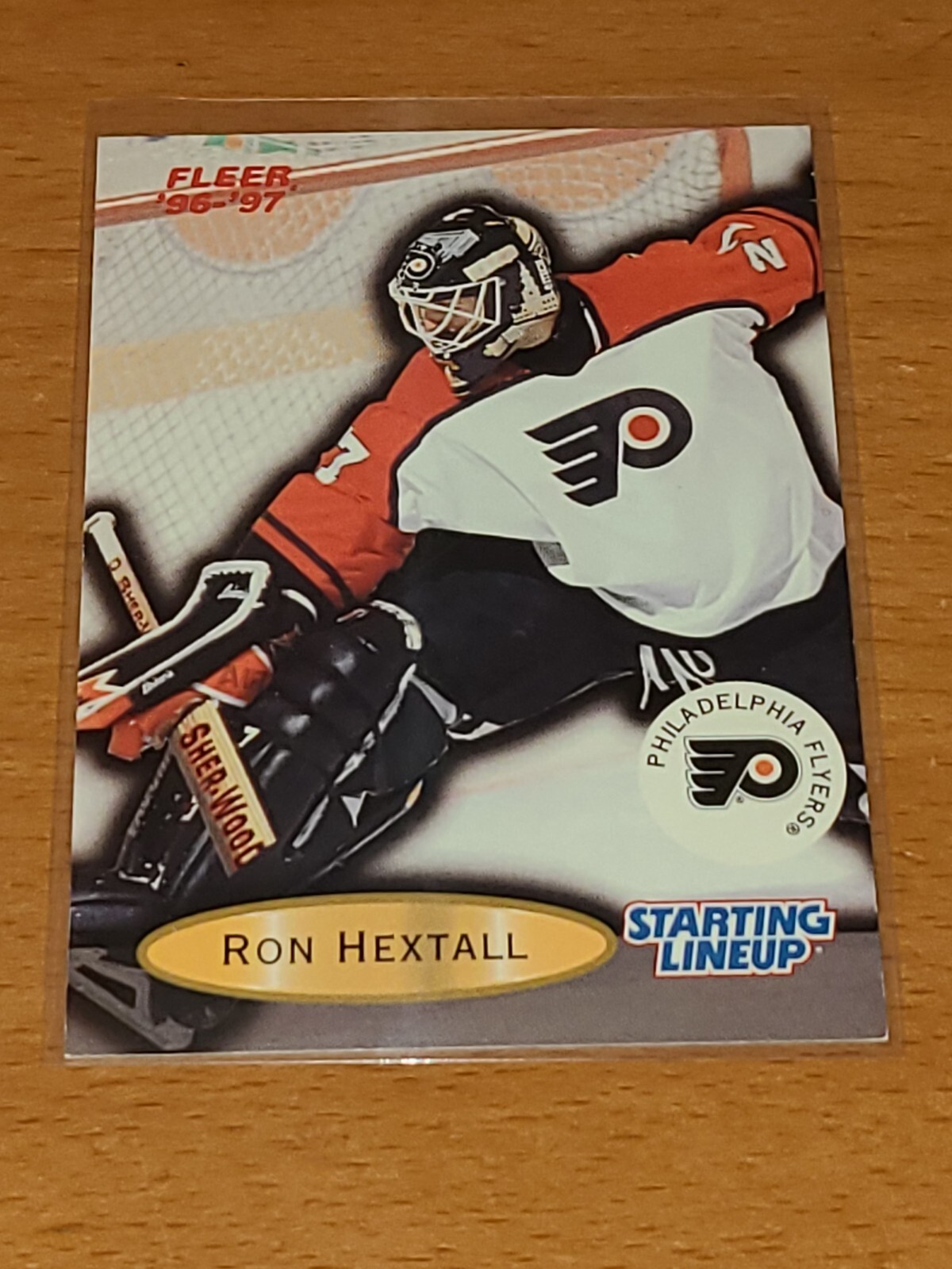 FLYERS RON HEXTALL 1996-97 FLEER STARTING LINEUP CARD #2 | eBay
