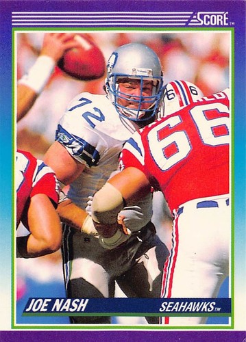 Joe Nash 1990 Score 172 Seattle Seahawks Football Card | eBay