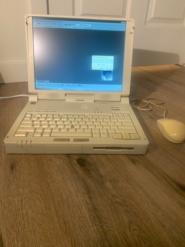 RARE VINTAGE GAMING WINDOWS 98 COMPAQ ARMADA 7790DMT FLOPPY DRIVE MOUSE ...