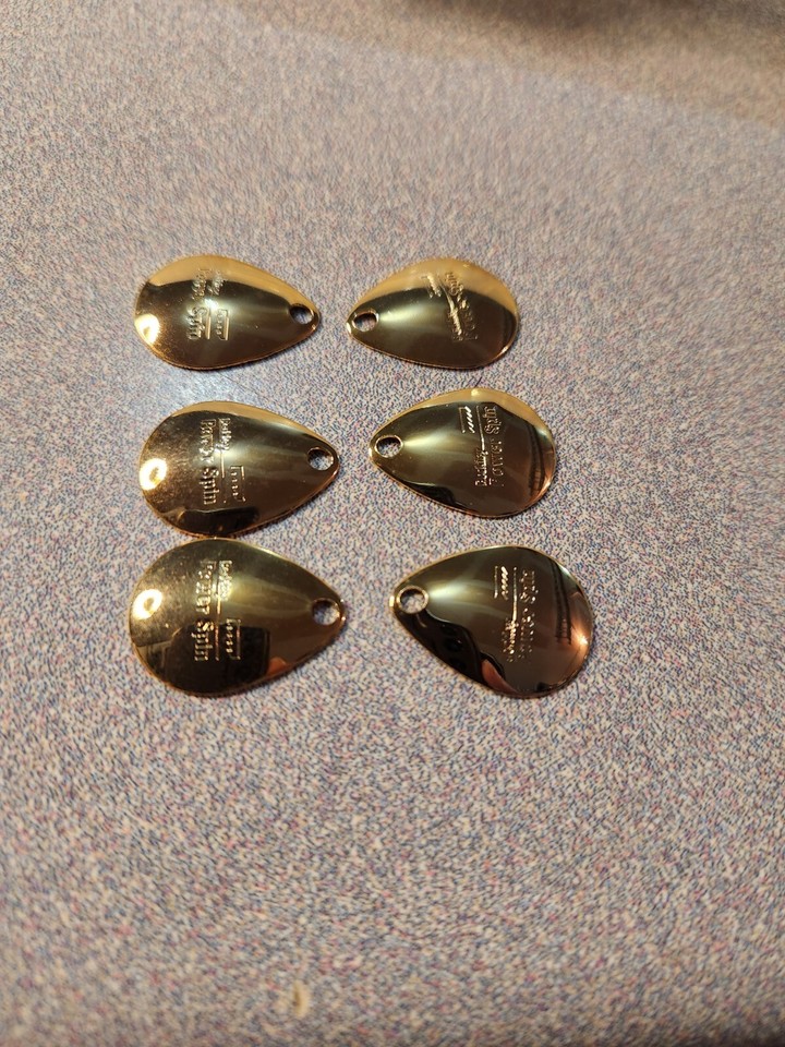 blades 50 ct SIZE # 3 colorado GOLD kicker blades ,POWER SPIN | eBay