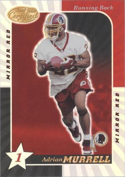 2000 Leaf Certified - Adrian Murrell #94 Mirror Red for sale online | eBay