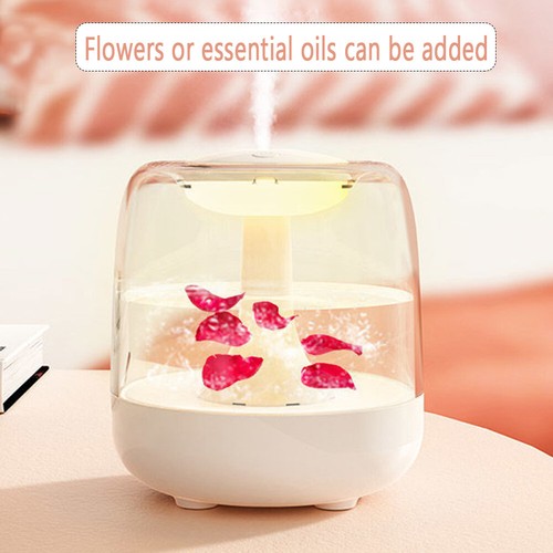 440ml 2 Modes Fine Mist For Desk Mini Humidifier Bedroom Night Light ...