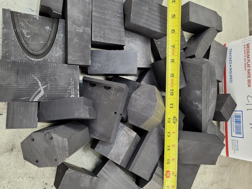 20 lbs Graphite Electrodes blocks EDM Welding Carbon Mold Making EDM ...