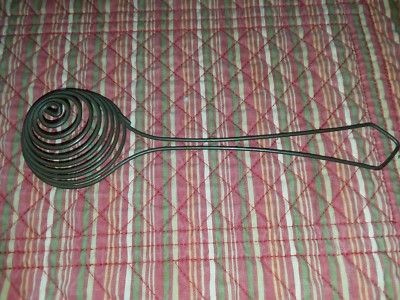 Coiled Wire Metal Egg Separators, Whisk, Egg Dipper, Primitive Lifter ...