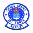 United States Air Force Retired 3" Patch Seal Insignia Embroidered FAST ...