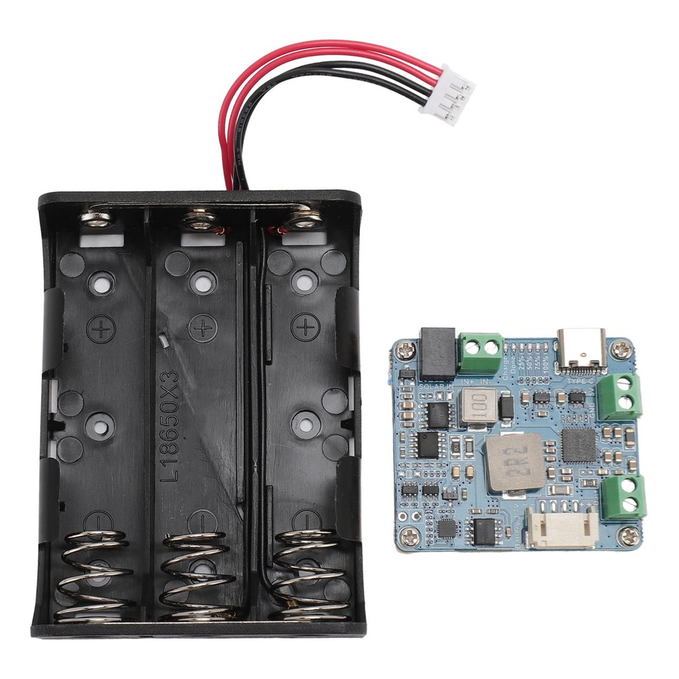 6V‑24V Solar Power Manager PCB MPPT 5V 3A Output Type C Charging Power ...