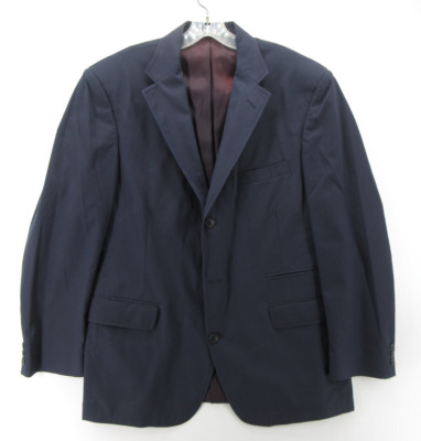 VINTAGE Orvis Sport Coat Men 44 Blue Blazer Jacket Field Preppy Navy ...