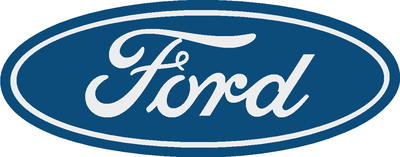 FACTORY DESIGN "FORD OVAL" PRINTED DECALS (2) $8.25 FREE SHIPPING OEM ...