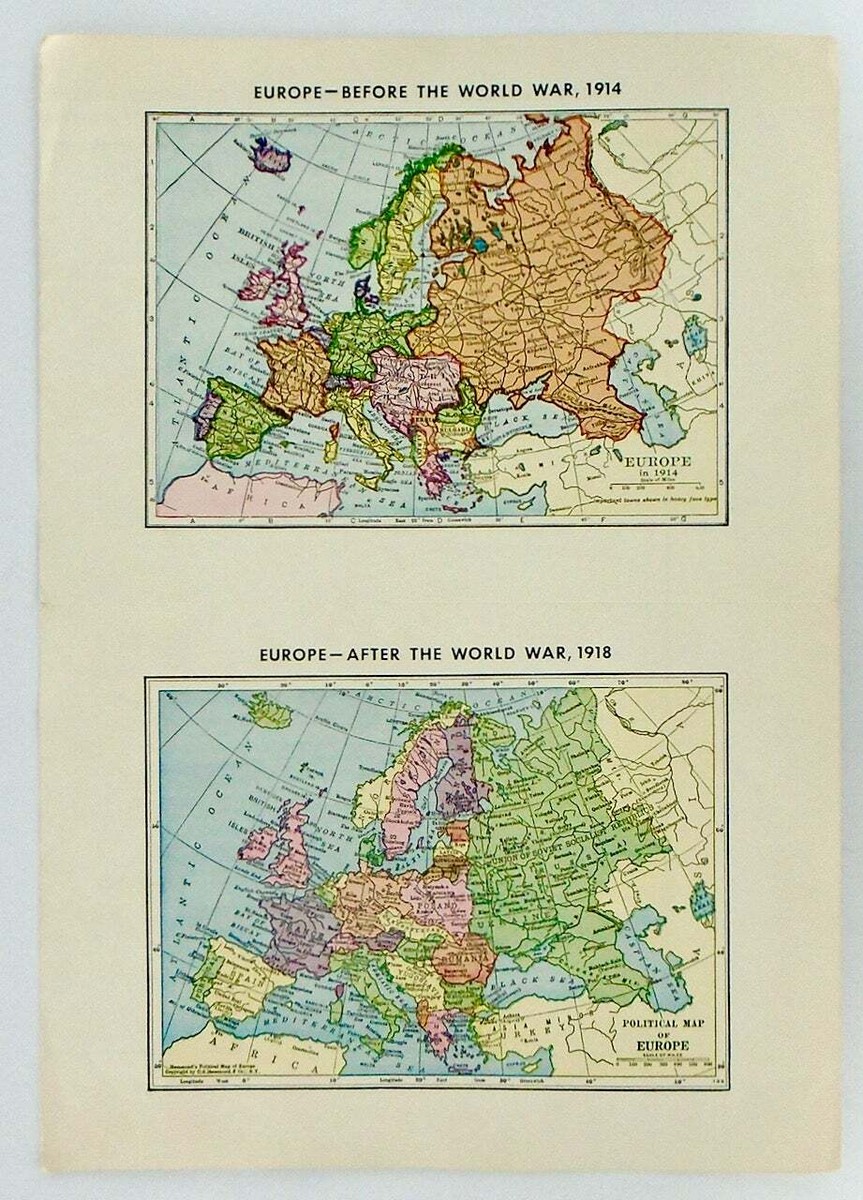 1938 年のヨーロッパの白地図