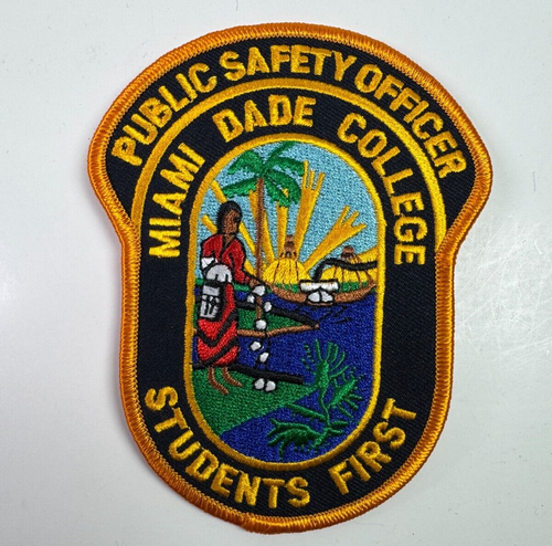 Miami Dade College Florida Public Safety Students First FL Patch A10 | eBay
