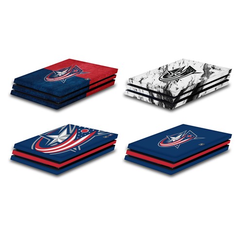 OFFICIAL NHL COLUMBUS BLUE JACKETS VINYL SKIN DECAL FOR SONY PS4 PRO ...