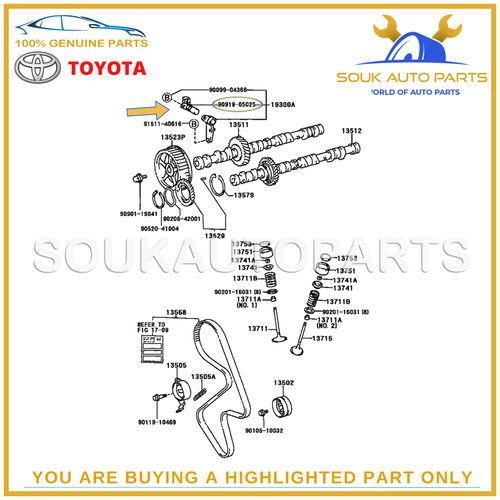 90919-05025 Genuine Toyota SENSOR, CRANK POSITION 9091905025 OEM | eBay