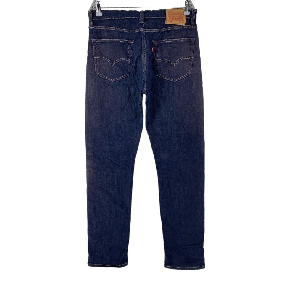 Levi's 522 Dark Purple Stretch Slim Tapered Fit Jeans Size W32 L32 ...