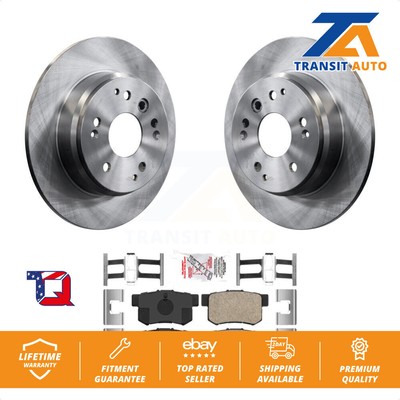 Rear Disc Brake Rotors And Integrally Molded Pads Kit For Acura TL ...