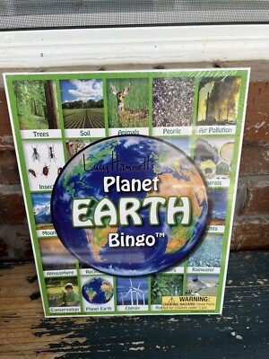 Lucy Hammett Games Planet Earth Bingo Game Planet Earth Day Facts Cards ...