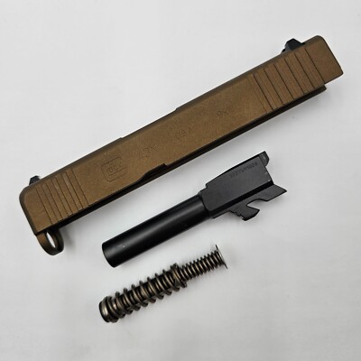 Glock 43X OEM Complete Slide With Barrel - Burnt Bronze - Fits G43X ...