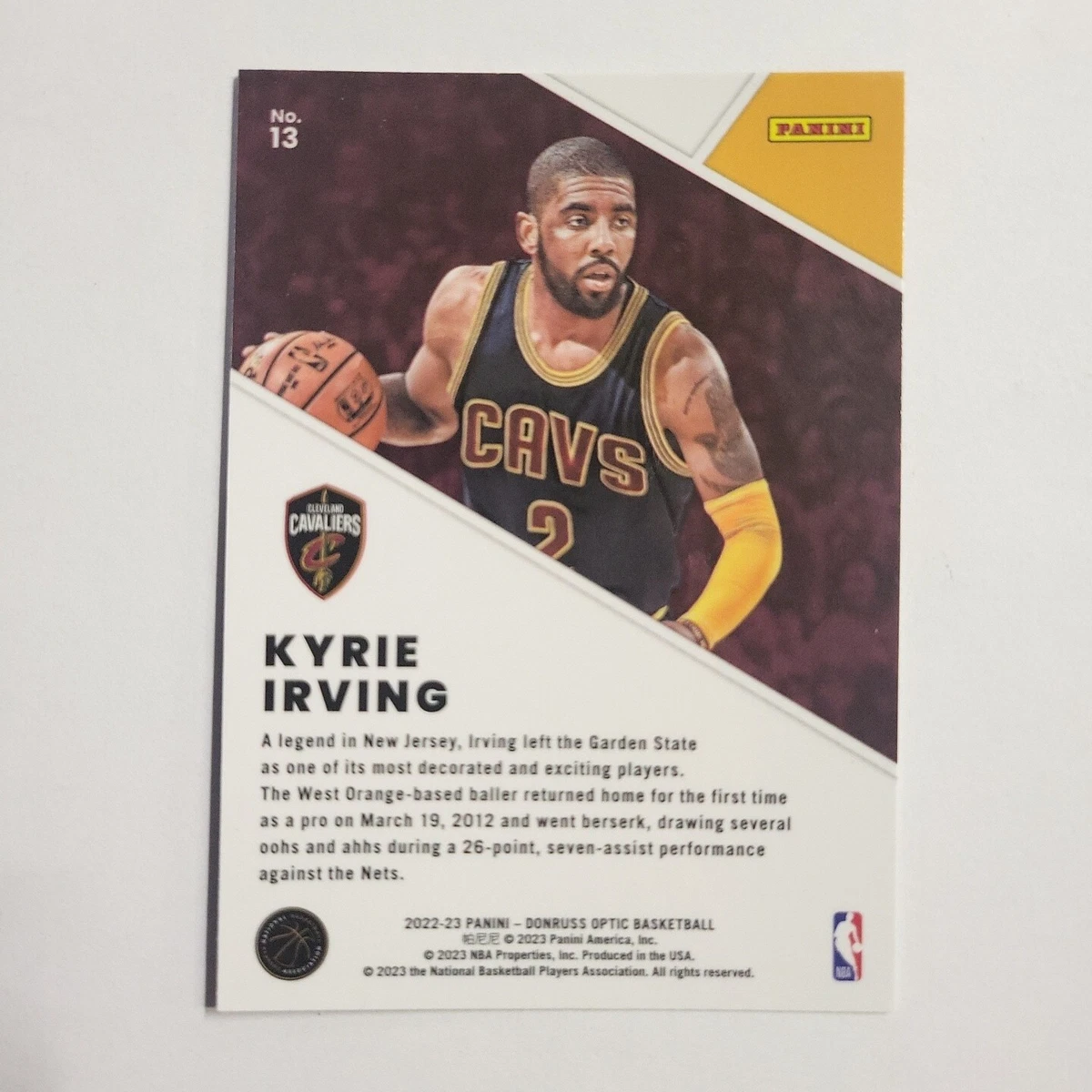 Cleveland Cavaliers Kyrie Irving 2022