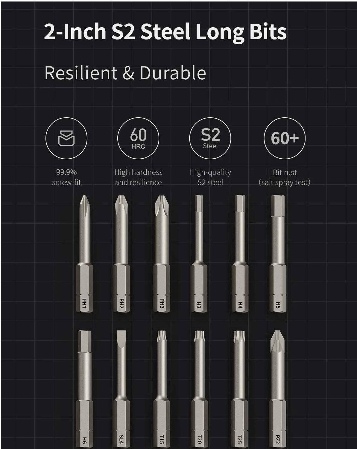 Hoto Electric Screwdriver, 3.6V Cordless Screwdriver Set, All-in-One ...