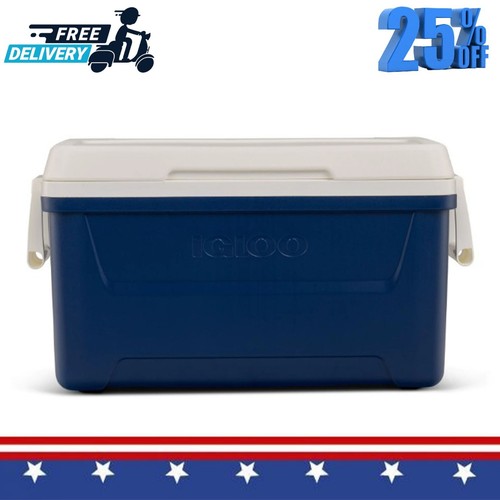 48 QT Laguna Hard Sided Ice Chest Cooler, Navy, Stain and odor ...