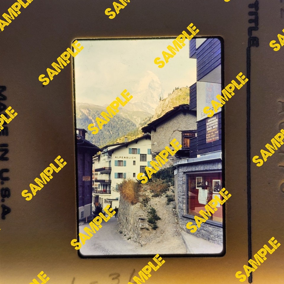 Vintage 35mm Slides - SWITZERLAND 1970 Zermatt Europe - Lot of 2 | eBay