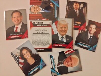 2022 PRESIDECK Political Trading Cards🗽 (you pick) Free Shipping pack ...