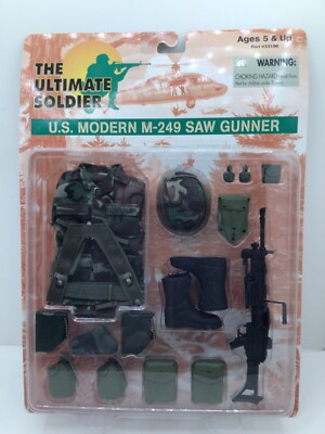 Ultimate Soldier U.S. Modern M-249 Saw Gunner Set FACTORY SEALED | eBay