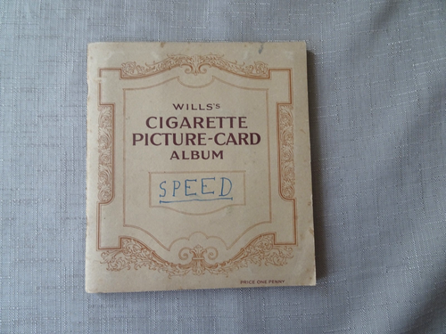Wills Cigarette cards Speed - full set in album | eBay UK