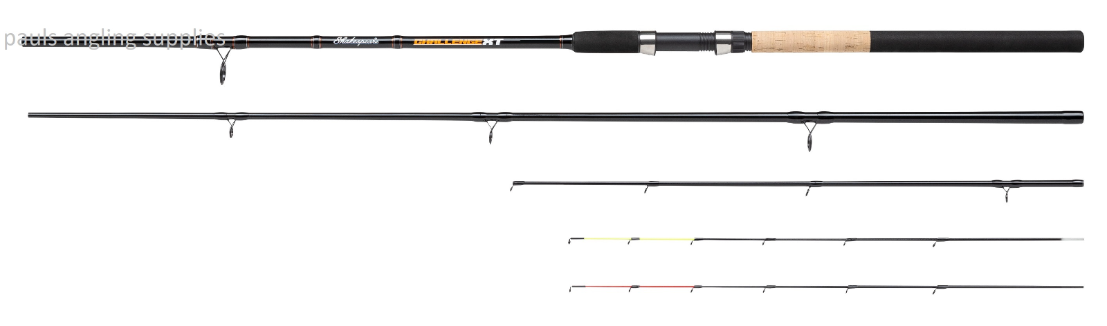 Shakespeare Fishing Carbon Challenge XT Match Float Rod or Feeder Rod ...