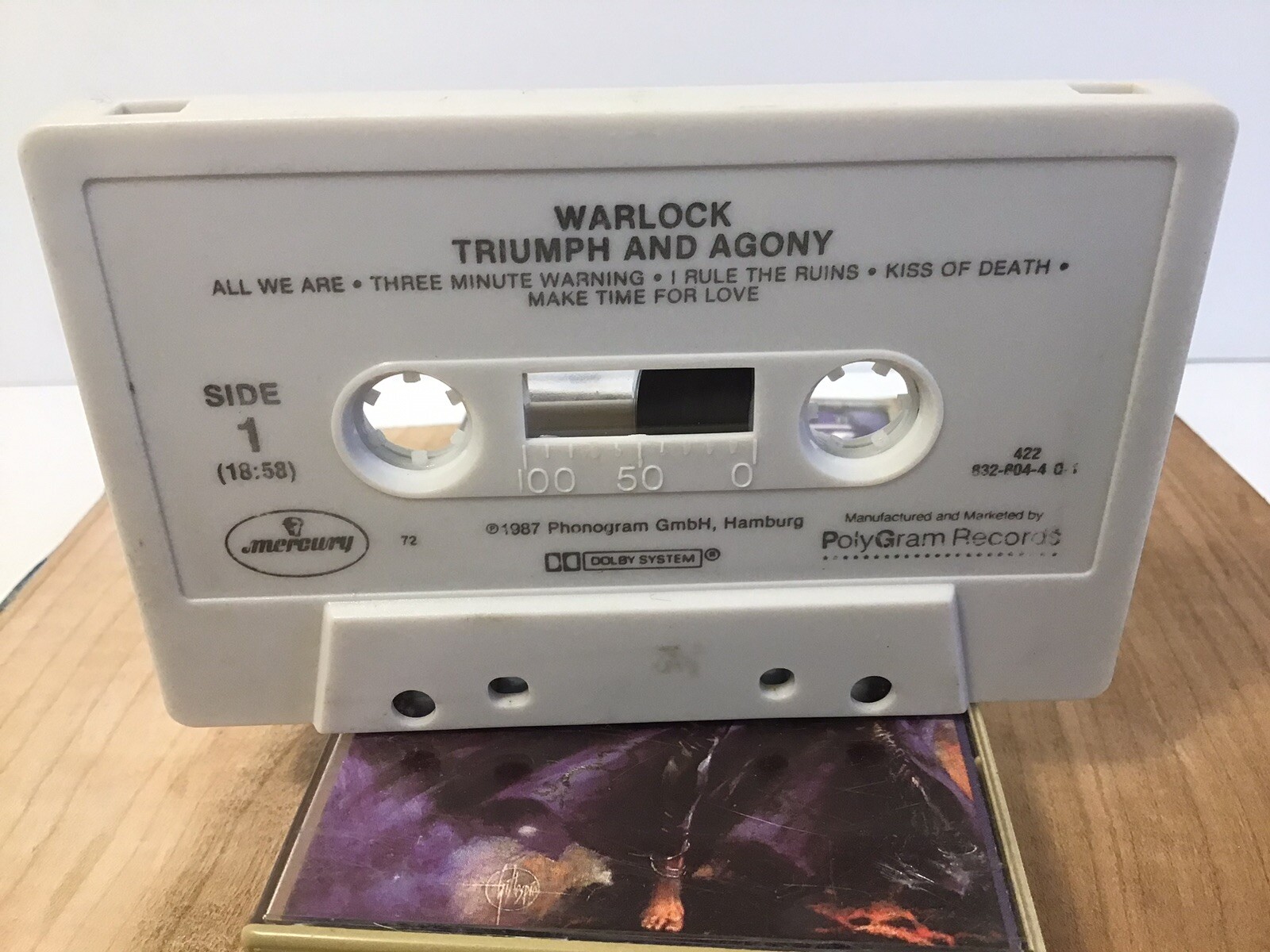 Warlock Triumph And Agony Cassette Tape Heavy Metal Rock N Roll | eBay