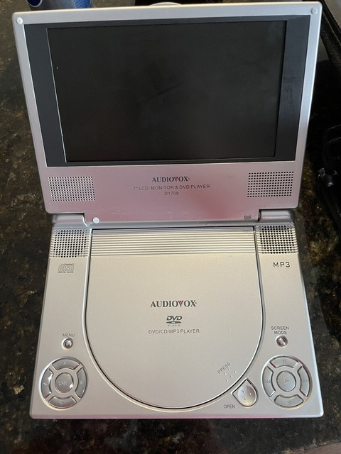 Audiovox D1708 Portable DVD Player (7") for sale online | eBay