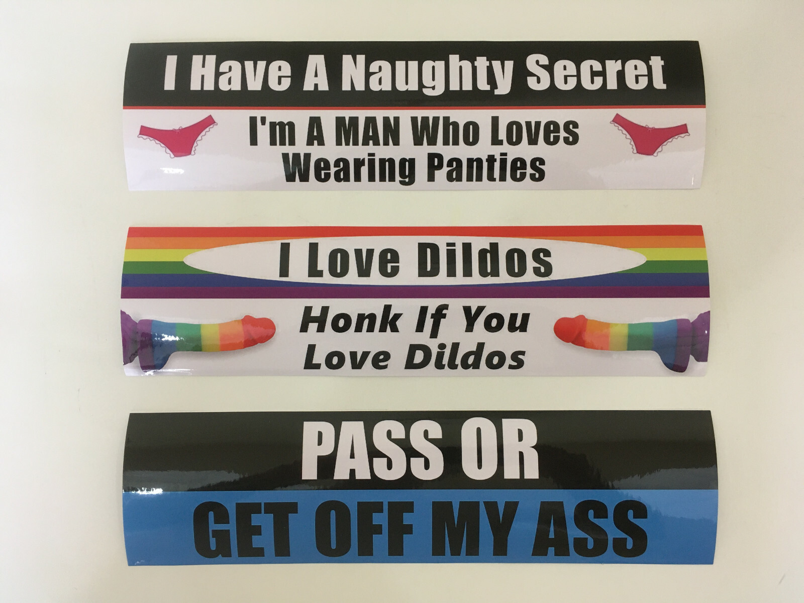 Funny Bumper Sticker Prank Sticker for Car Joke Bumper Stickers - 5 ...