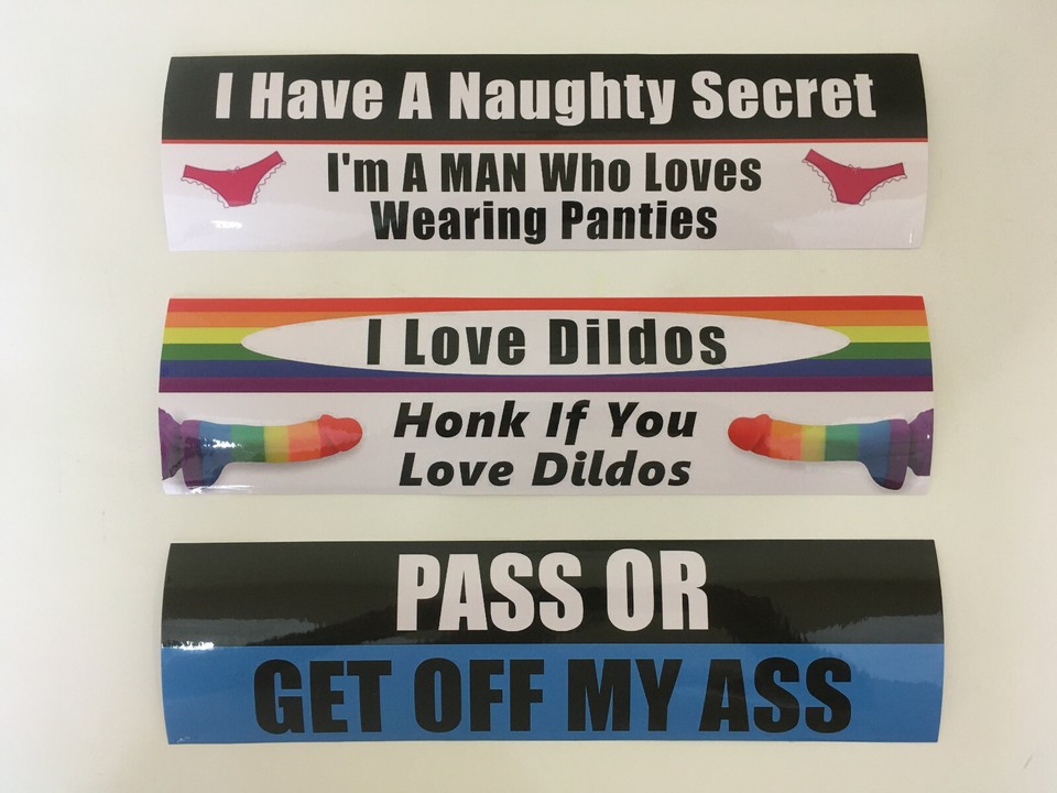 Funny Bumper Sticker Prank Sticker for Car Joke Bumper Stickers - 5 ...