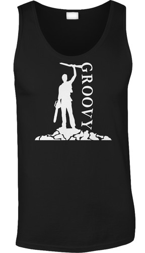 Groovy Boomstick Funny Comedy Horror Ash Army Book of the Dead Necro ...