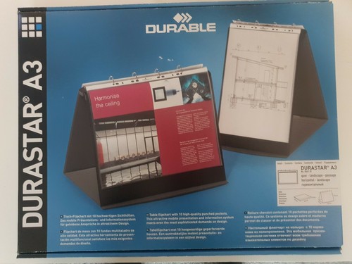 Durable A3 Landscape Durastar Table Top Presenter | eBay UK