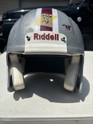Riddell Speed Medium Football Helmet (silver W/ No Face Mask) | eBay