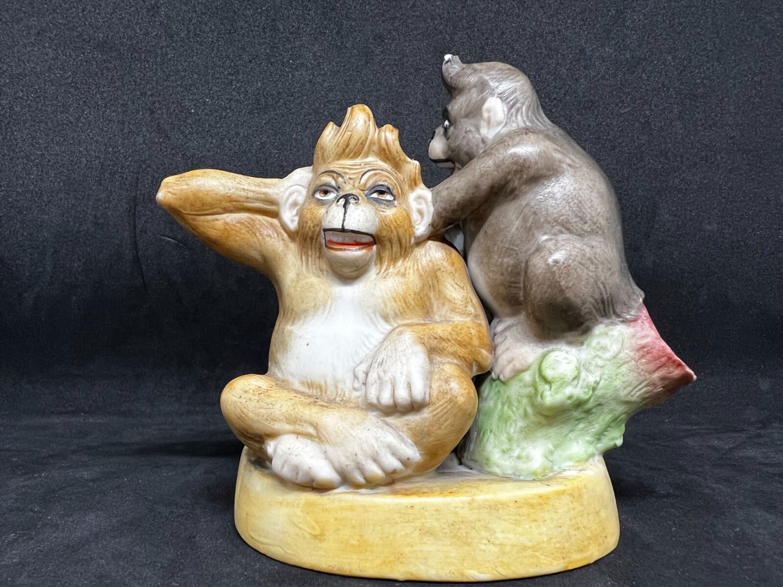 Schafer & Vater Whimsical Porcelain-Monkeys-Scratch My Back Match ...