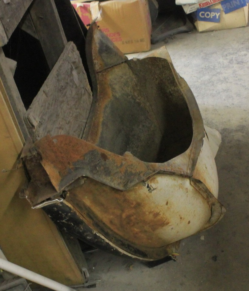 56 Ford USED Steel OEM Left Rear Inner Wheelhouse (X72) | eBay