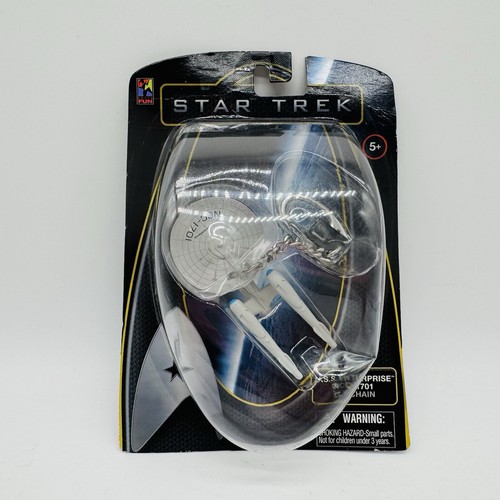 Star Trek XI ENTERPRISE NCC-1701 Keychain Keyring Kirk Spock Starfleet ...