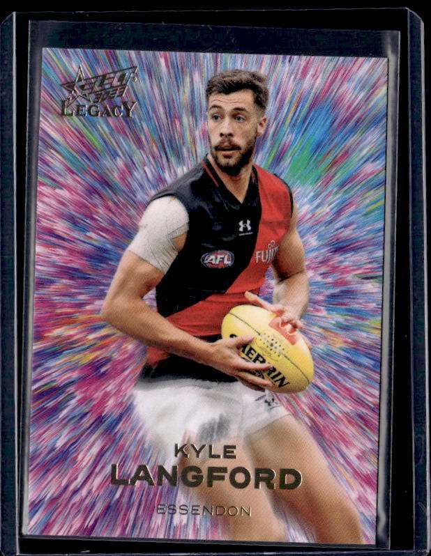 2023 AFL Select Legacy, Kyle Langford Vortex 46/60 Essendon | eBay ...
