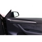 Tesla Model Y 3 Interior Door Trim cover cap Panel Molding Gloss Carbon ...